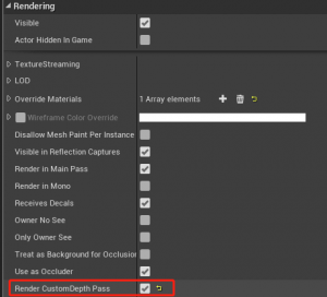 UE4中描边效果实现（Outline Post Process）附资源下载 – UEjoy